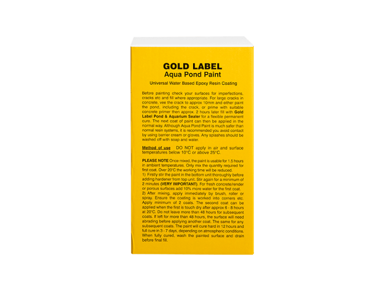 Gold Label Pond Paint (RAL / Custom Colour) - Hutton Aquatic Products